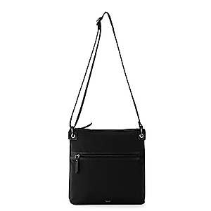 The Sak Esperato Flat Crossbody in Recycled Nylon, Black