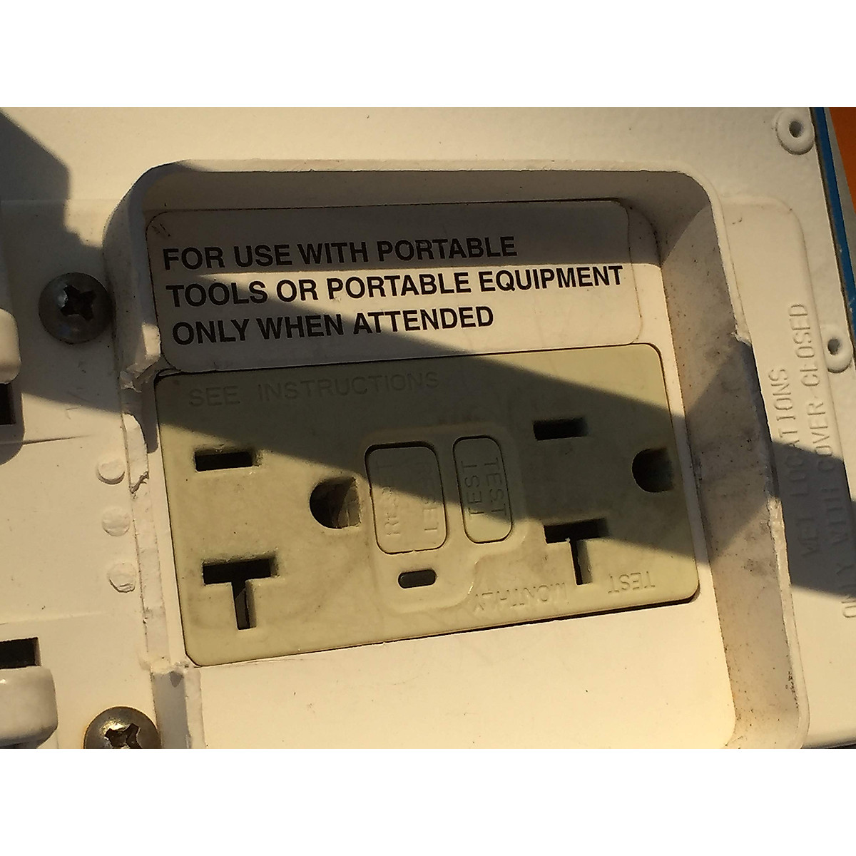 Marvine RV/ Boat Shore Power Extension 50FT 15 Amp to 30 Amp NEMA 5-15P to L5-30R Twist Lock Female with LED Power Indicator & Heavy Duty STW10/3 Cable