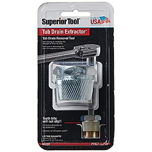 Superior Tool 05255 1.5" Tub Drain Extractor-Removes One and a Half Inch Old or Stubborn Tub Drains