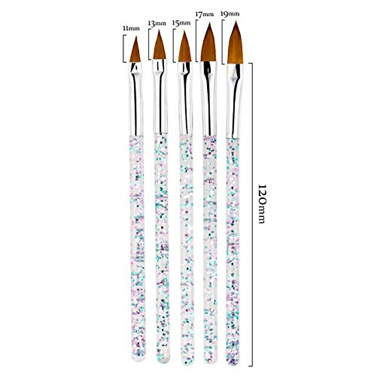 Artdone 31pcs Nail Art Brushes,Nail Art Tool Set,Nail Dotting Tools,Nail Dust Brush,Striping Nail Art Brushes for Long Lines,Nail Drawing Pen For Nail Design.