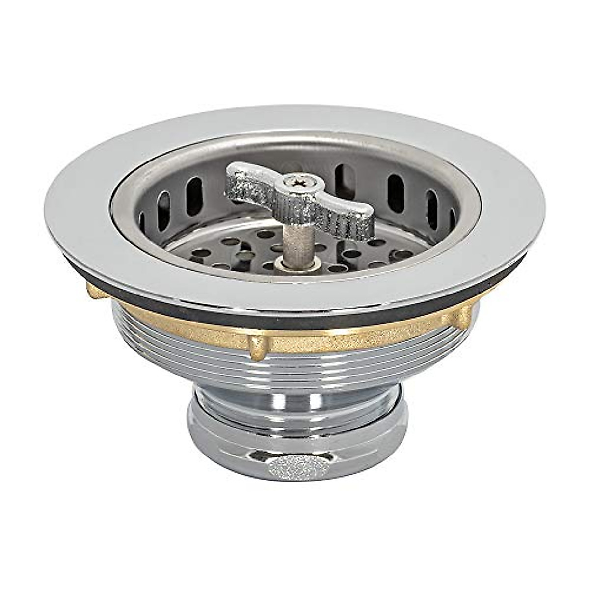Eastman 30021 Heavy- Pattern with Spin and Seal Sink Strainer, Chrome