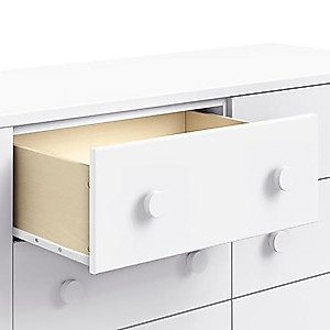 daVinci Sammy Scallop 6-Drawer Dresser in White