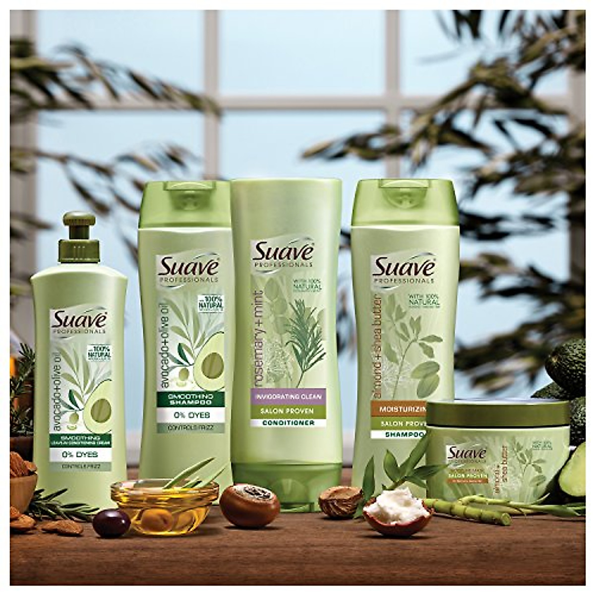 Suave Professionals Shampoo, Avocado + Olive Oil, 12.6 oz