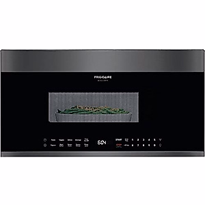 FRIGIDAIRE FGBM19WNVD 30" Gallery Series Black Stainless Steel Over-The-Range Microwave with 1.9 cu. ft. Capacity 300 CFM Sensor Cooking and LED Interior Lighting