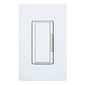 Lutron MA-R-WH Maestro Companion 120V 8.3A Designer Digital Dimmer Switch, White, 4.5Lx2.5Wx2.5H