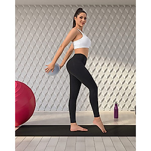 Leggings with Pockets for Women - Yoga Pants Workout Leggings High Waisted & Tummy Control Compression Legging