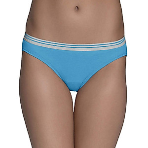 Fruit of the Loom Women's 6 Pack Heather Low-Rise Hipster Panties, Assorted, 8