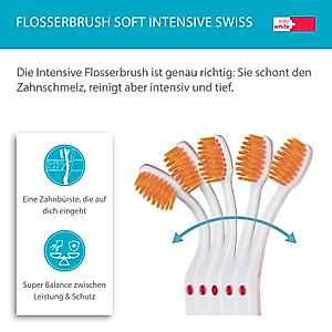 Edel+White Flosser Soft Toothbrush