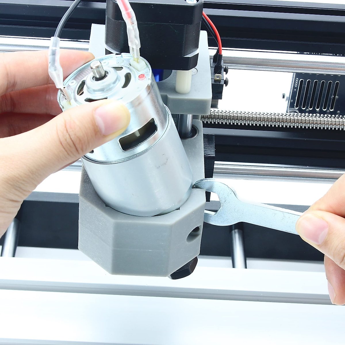 RATTMMOTOR CNC 1610 PRO 3 Axis GRBL Control DIY Mini CNC Router Machine Kit with Offline Controller and 14pcs ER11 Collets CNC Engraving Milling Machine for Cutting Wood Plastic Acrylic PVC PCB