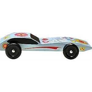 for Girls Only Decals Compatible with Pinewood Derby Cars