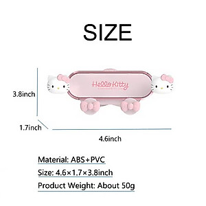 Zmioviq Car Phone Holder Mount for Women [Cute Pink], 2023 Upgrade Gravity Car Phone Mount with Sturdy Air Vent Clip Auto Lock Cell Phone Holder Mount for iPhone Samsung & All Phones