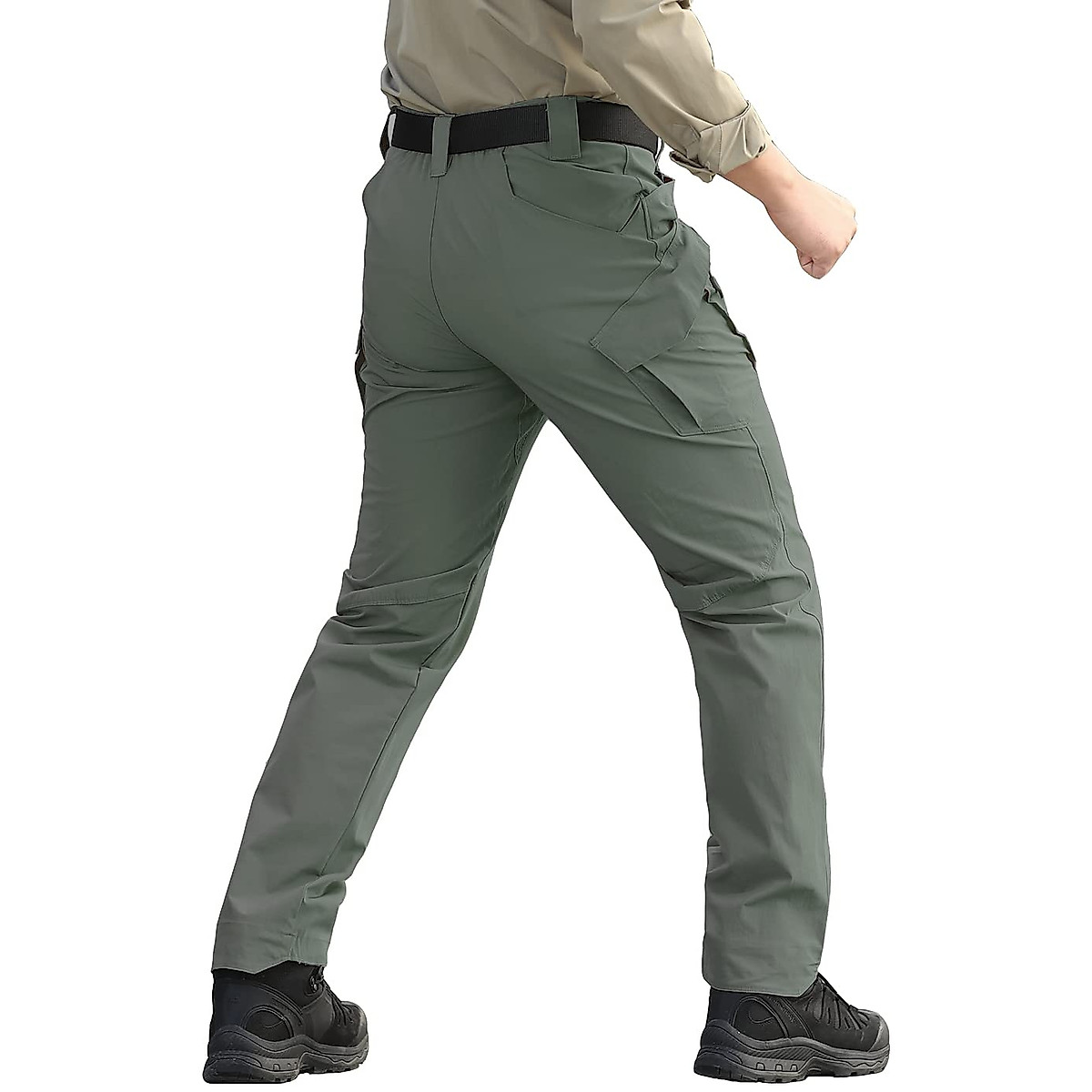 ReFire Gear Mens Summer Lightweight Quick Drying Sportswear Outdoor Pants Stretch Multi-Pockets Rip-Stop EDC Army Combat Work Tactical Pants