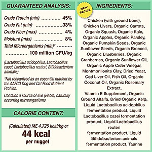 Primal Freeze Dried Nuggets for Dogs Chicken, Complete Meal Freeze Dried Dog Food Healthy Grain Free Raw Dog Food, Crafted in The USA (14 oz)