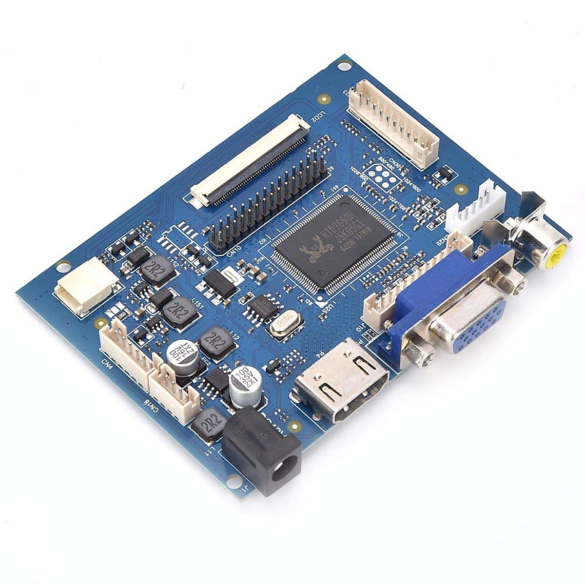 LCD Driver Board, Universal 40 Pins 9V-24V HDMI VGA 2AV Input LCD Controller Board, for AT070TN92 LED Panel AT065TN14