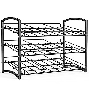 Can Rack Organizer, 3-Tier Stackable Can Holder Dispenser for Kitchen Pantry or Cabinet Organization and Storage Holds up to 36 Cans by STEELGEAR- SGCR01D, Bronze