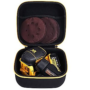 Khanka Hard Travel Case Compatible with DEWALT 20V MAX Orbital Sander (DCW210B), Case Only