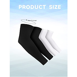 Boao 10 Pairs Cooling Sun Sleeves UV Protection Arm Sleeves Arm Cover Sleeve for Men Women (,)