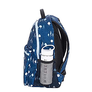 SCOUT Pack Leader Backpack, Lightweight School Backpack for Women, Water-Repellent Book Bag with Laptop Sleeve, Zipper Compartments, and Padded Straps in By the Treeshore (Multiple Patterns Available)