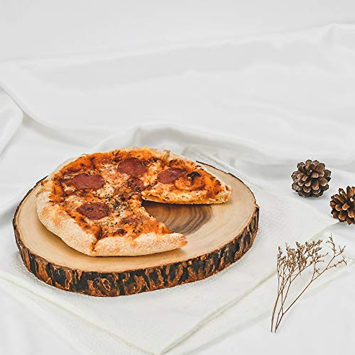 AeraVida Natural Rain Tree Wood Handmade Cutting Board | Versatile Wood Cutting Board | Rain Tree Wood Kitchen Decor | Handmade Home Cutting Board| Kitchen Decorative Food