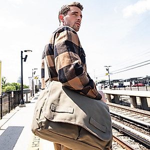 Rothco Classic Canvas Messenger Bag – Crossbody Shoulder Bag with Heavy-Duty Cotton Canvas Material – Multiple Pockets for Ultimate Storage