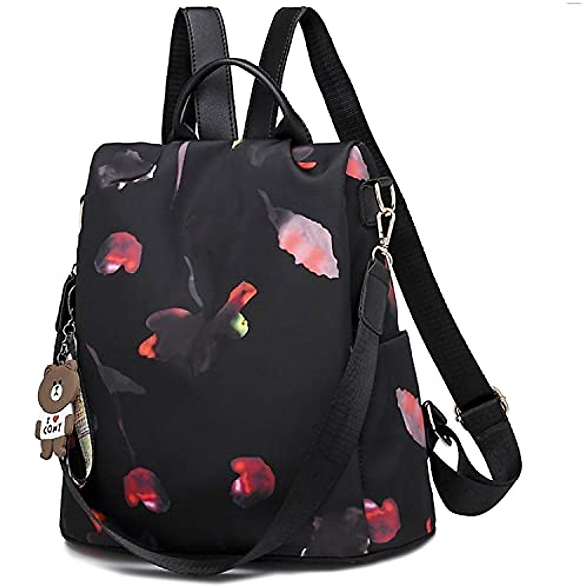 Freie Liebe Anti-theft Backpack Nylon BackPacks Handbags for Women School Travel Rucksack Lightweight Shoulder Bags