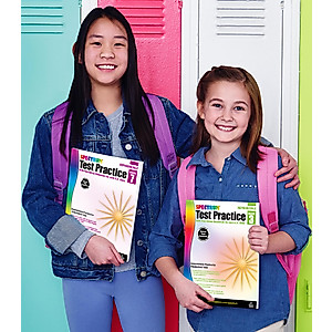 Spectrum Test Practice 7th Grade Workbooks All Subjects, Math, Language Arts, and Reading Comprehension Grade 7 Reproducible Book, Vocabulary, Writing, and Math Practice for Standardized Tests