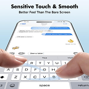 UNBREAKcable 3-Pack Screen Protector for iPhone 15, Double Shatterproof Tempered Glass [Easy Installation Frame] [9H Hardness] [99.99% HD Clear] [Case Friendly] for iPhone 6.1 inch