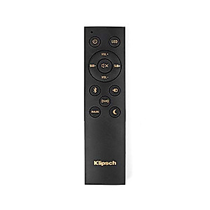 Klipsch Cinema 400 Sound Bar + 8Inch Wireless Subwoofer with HDMIARC,Black