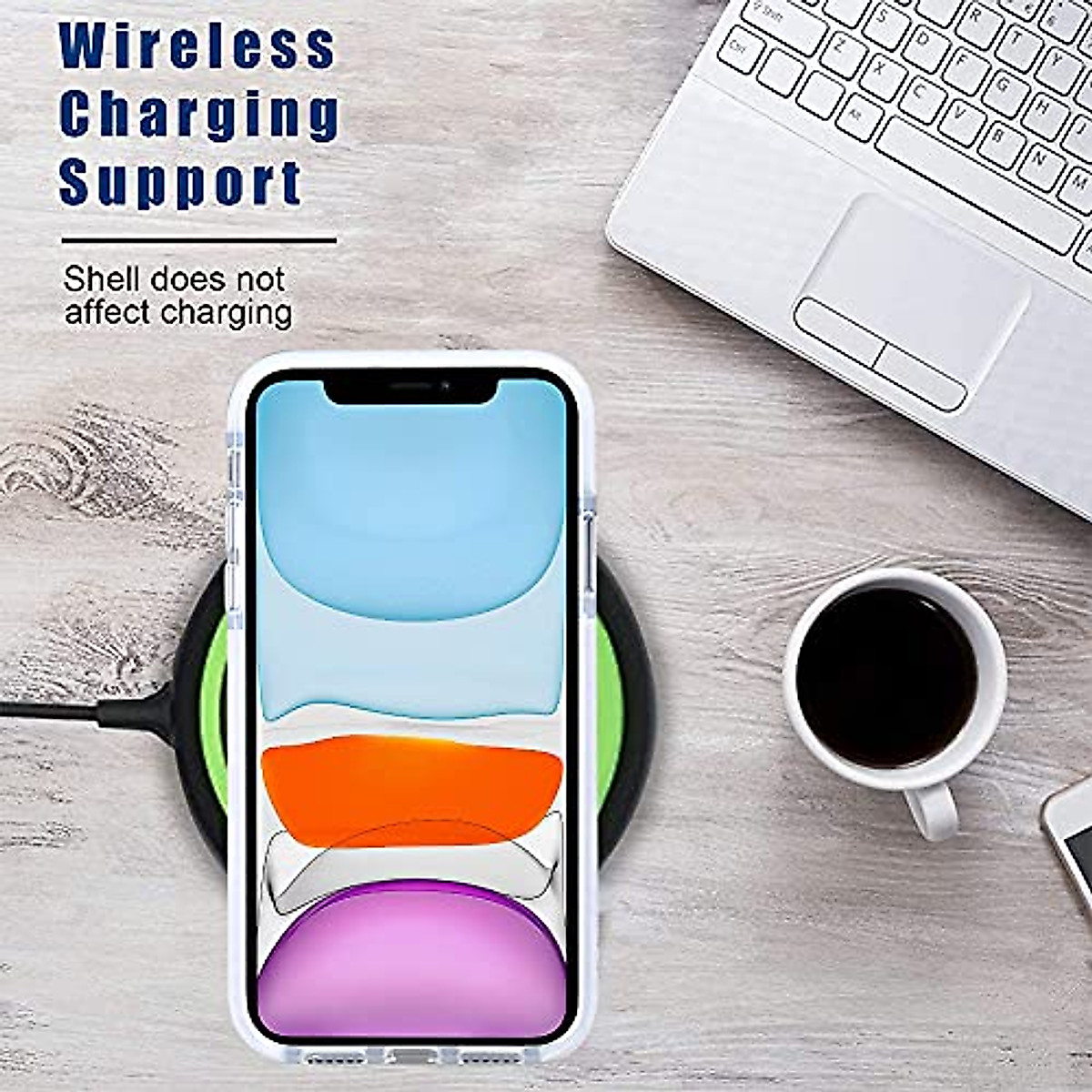 MZELQ Designed for iPhone 11 Case, Cute Cow Print TPU Phone Cow Patterns Case + Screen Protector Compatible with iPhone 11 6.1 inch Fit Girls Women iPhone 11 Case