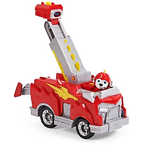 Spin Master 6063585 PAW Patrol Rescue Knights Marshall Transforming Toy Car with Collectible Action Figure