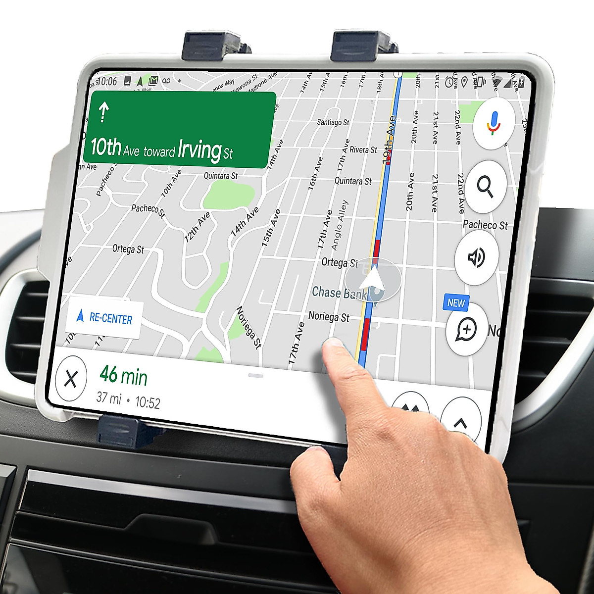 Randconcept - Car Air Vent Tablet Holder Car Mount, Universal Tablet Stand Car Mount Compatible with 7" - 10" Tablets iPad Pro Mini Air 2 Galaxy Tab Z Fold Kindle