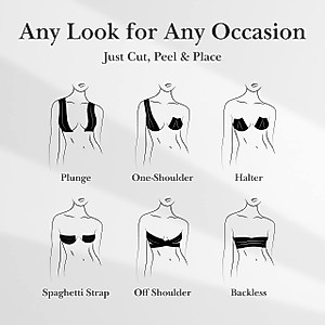 Nippies Breast Lift Tape - 2-inch Wide Adhesive Fashion Tape For Skin and Body, Invisible Under Clothing