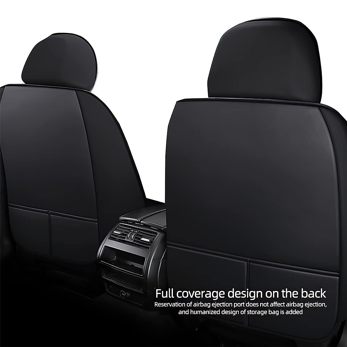 ROBECCHI Car Seat Covers Fit for Jeep Wagoneer 2022 8 Seat Car Seat Cover,No-Slip Waterproof Breathable Faux Leather Automotive Seat Covers,Full Set，Blue White