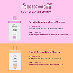 Drunk Elephant Scrubbi Bamboes Body Cleanser - Moisturizing, Exfoliating Bamboo Beads (240 mL / 8 Fl Oz)