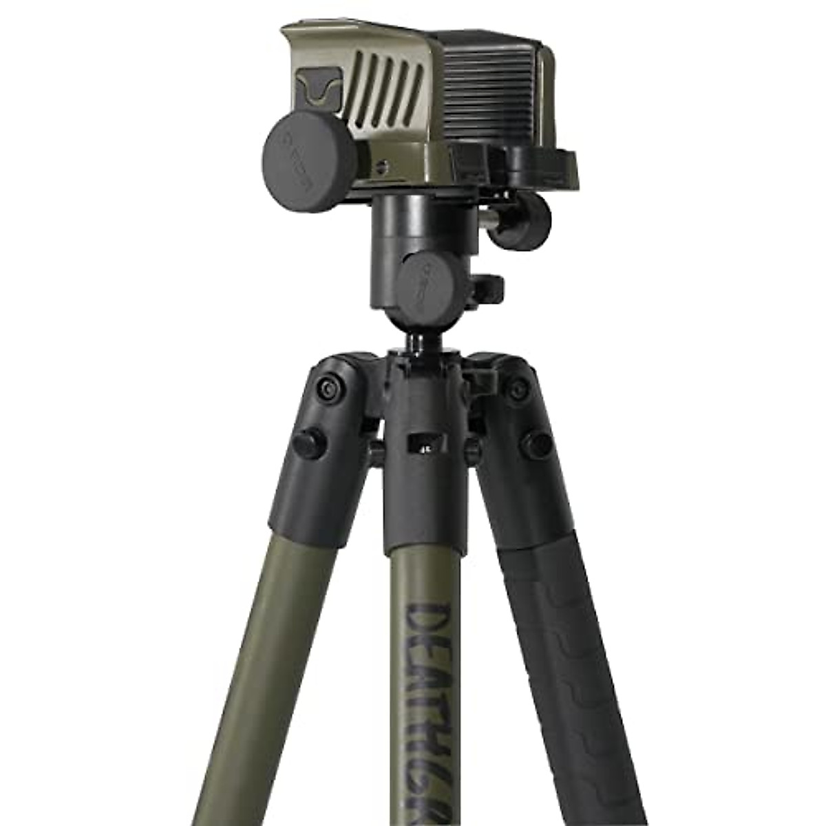 BOG DeathGrip Infinite Aluminum Tripod with Heavy Duty Construction, 360 Degree Ball Head, Quick-Release Arca-Swiss Mount System, and Optics Plate for Hunting, Shooting, Glassing, and Outdoors