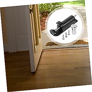 EXQUIMEUBLE Door and Window Latch Spring-Loaded Fence Bolt Lock Bolt for Gate Spring Pin Door Slide Bolt Gate Drop Bolt Barn Bolt Slide Barrel Bolt The Fence Zinc Alloy Fall to The Ground