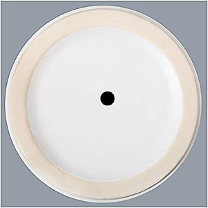 FOPAMTRI 6 Inch Plant Pot Matte White Ceramic Planter for Indoor Outdoor Plants Flowers Small Modern Cylinder Flower Pot with Drainage Hole and Plug,Full Glazed Finish