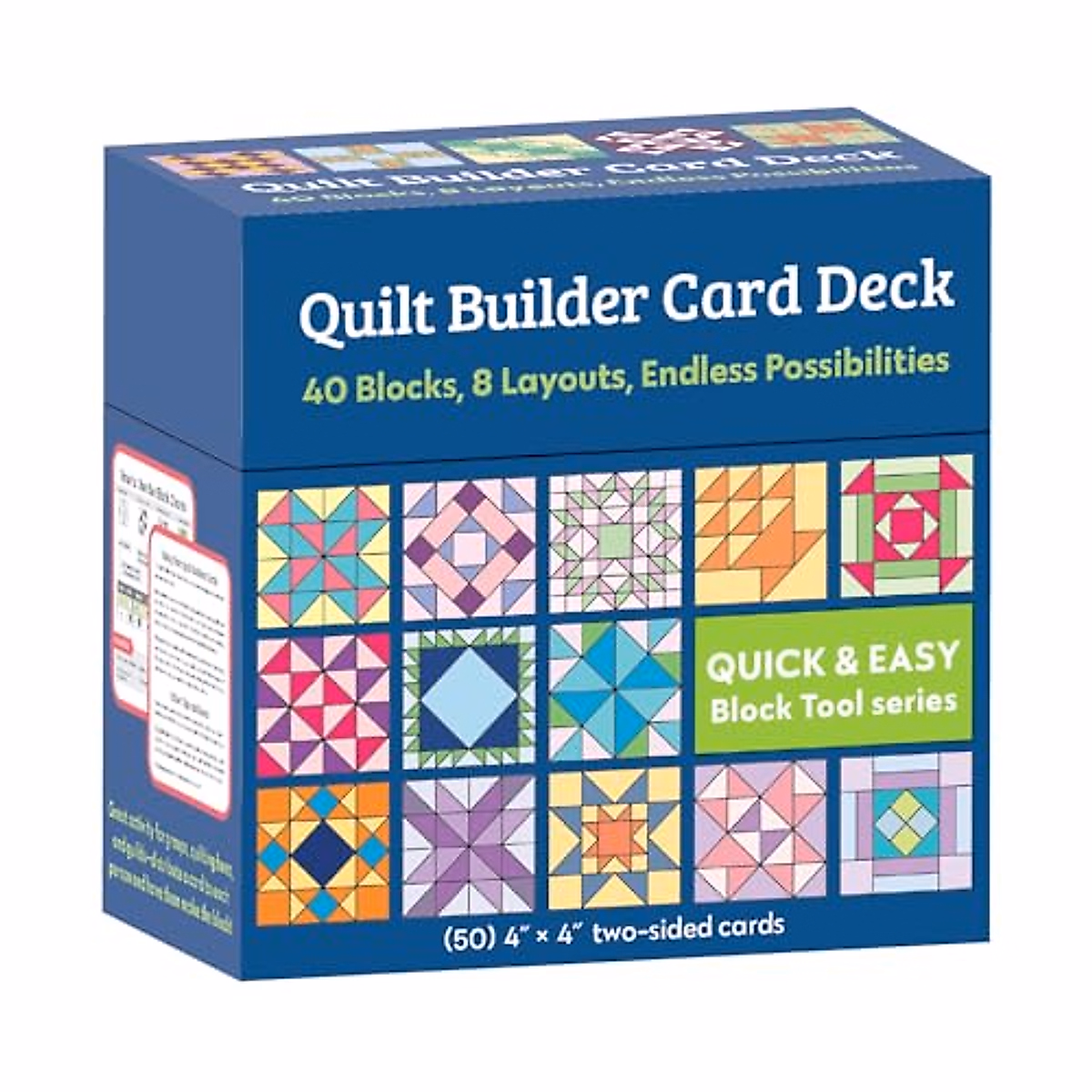 Quilt Builder Card Deck: 40 Block, 6 Layouts, Endless Possibilities