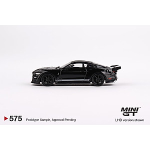 True Scale Miniatures Model Car Compatible with Shelby GT500 Dragon Snake Concept Black 1/64 Diecast Model Car MGT00575