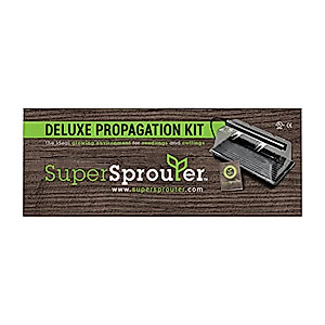 Super Sprouter Deluxe Propagation Kit for Starting Seeds or Cuttings, Includes Humidity Dome, Tray, Grow Light, and Booklet