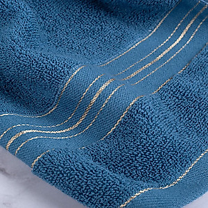 Zuorery 3 Pack Hand Towels for Bathroom, Cotton Face Towels, Super Soft Highly Absorbent Decorative Hand Towel Set for Gym, Shower, Hotel, Spa 13x30 Inch