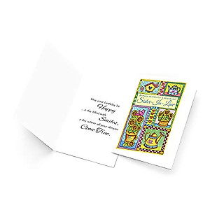 Birthday Card Sister-In-Law | Made in America | Eco-Friendly | Thick Card Stock with Premium Envelope 5in x 7.75in | Packaged in Protective Mailer | Prime Greetings