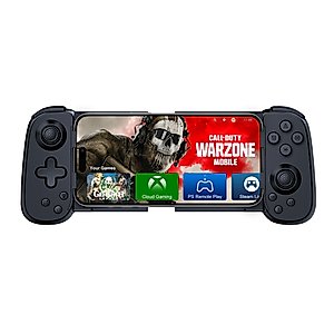 Joso Phone Controller for iPhone/Android/PC, D6 Wireless Game Controller for Switch/PS3/PS4 with Hall Joystick/Turbo/6-Axis Gyro/Dual Motor, iOS Android Controller Support Cloud Gaming/Remote Play