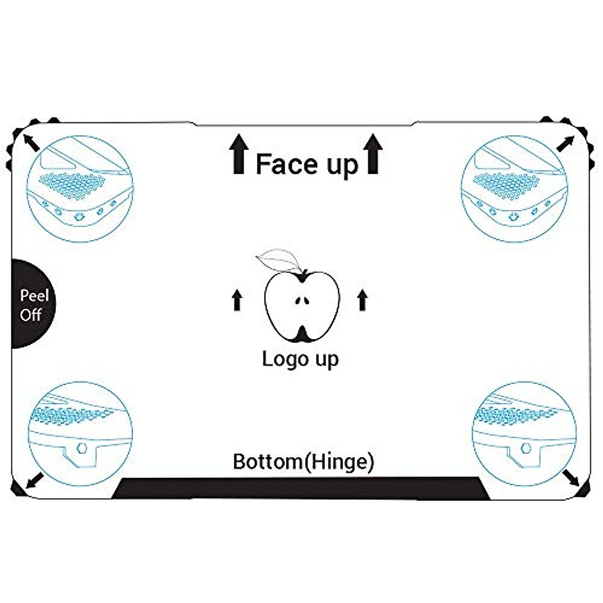 IBENZER Compatible MacBook Air 13 Inch Case A1466 A1369, Heavy Duty Protective Hard Shell Case Cover for Apple Mac Air 13 Old Version 2017 2016 2015 2014 2013 2012 2011 2010, Black, HA13CYBK