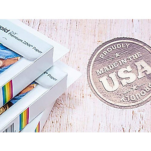 Polaroid 2x3 inch Premium Zink Photo Paper (100 Sheets) Compatible with Polaroid Snap, Snap Touch and Zip.