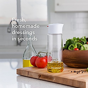 Whiskware Salad Dressing Shaker with BlenderBall Wire Whisk, 2.5 cups, Tritan Plastic