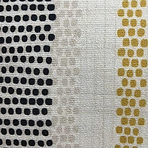 Pack of 2 Throw Pillow Covers 18x18 Inch Farmhouse Black Gold Yellow Grey Gray White Decorative Stripe Soft Outdoor for Patio Garden Couch Deck Chair Neutral Beige Aesthetic Modern Pillowcase