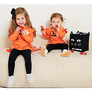 Mud Pie Children's Halloween LED Light Up Treat-or-Treat Candy Bag, Cat