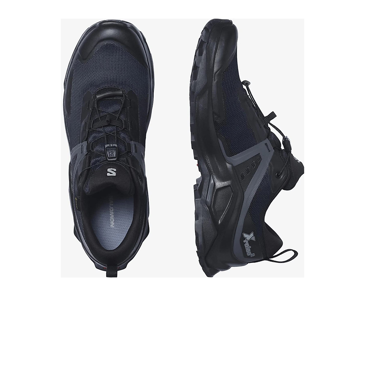 Salomon mens Salomon Men's X Raise 2 Gore-tex Hiking for Men Climbing Shoe, Black/Black/Magnet, 11 US