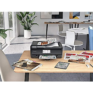 Canon TR8620a All-in-One Printer Home Office | Copier |Scanner| Fax |Auto Document Feeder | Photo and Document | Airprint (R) and Android, Black